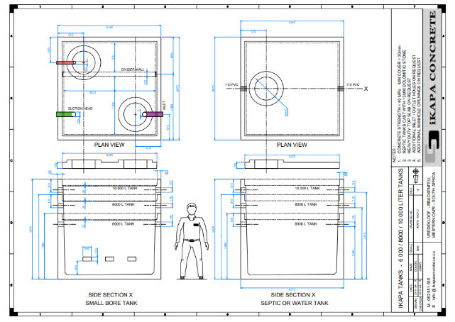 Septic Conservancy Tanks - Cape Town, Western Cape, South Africa